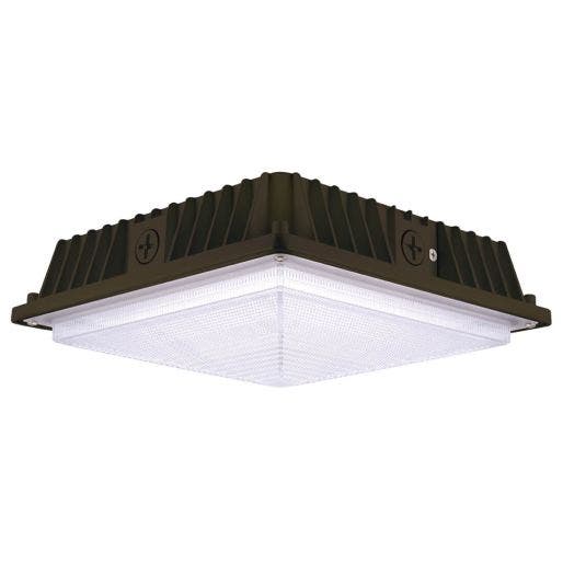 C-Lite Traditional Style Square LED Canopy Light | 3600 lumens | 5000K ...