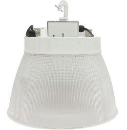 LED Round High Bay | E-HTE18B Series | 5000K | Prismatic Reflector | White
