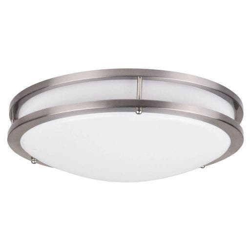 NaturaLED® Round LED Semi-Flush Mount Light | 16-inch | CCT Selectable ...